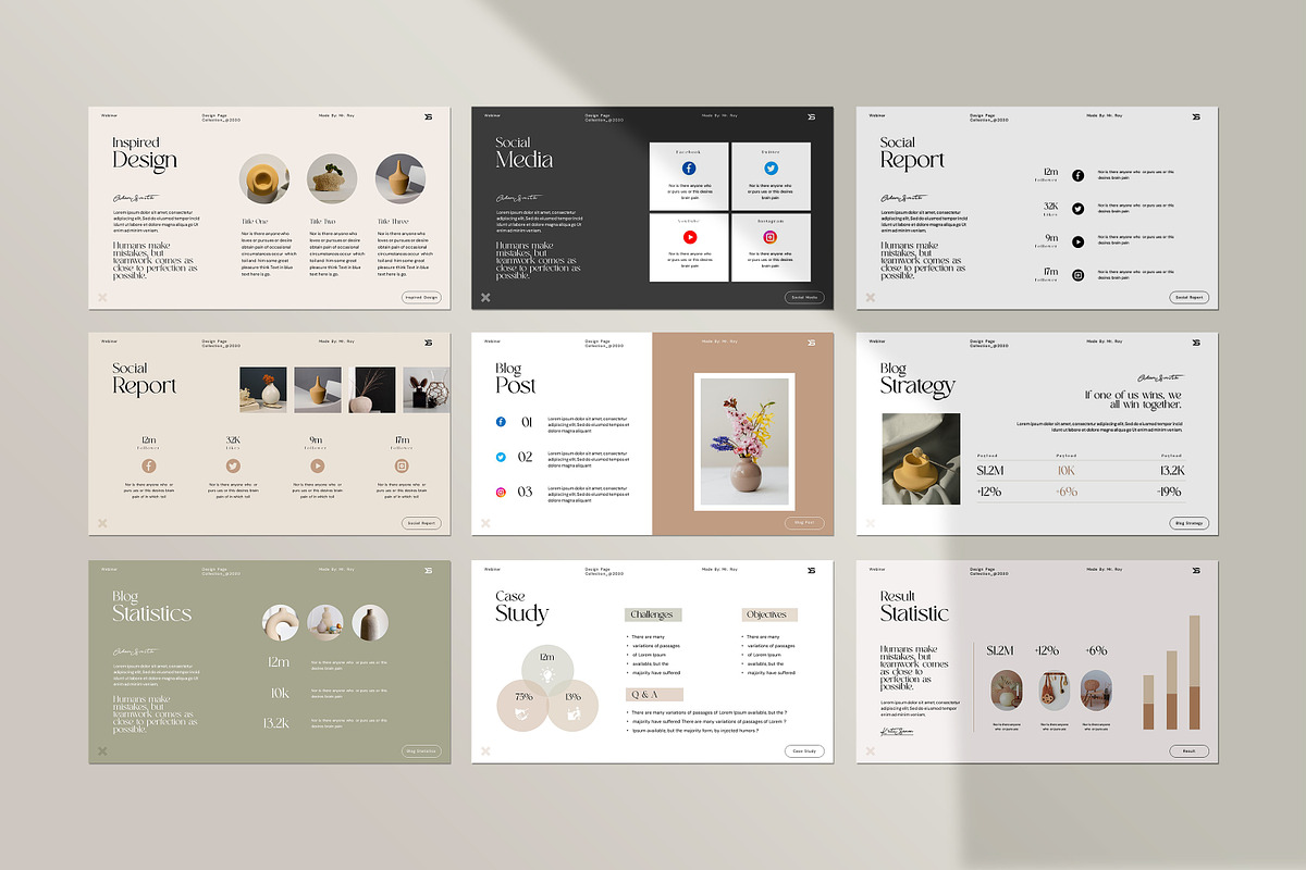 Webinar and Course Slides Template, a Presentation Template by ...