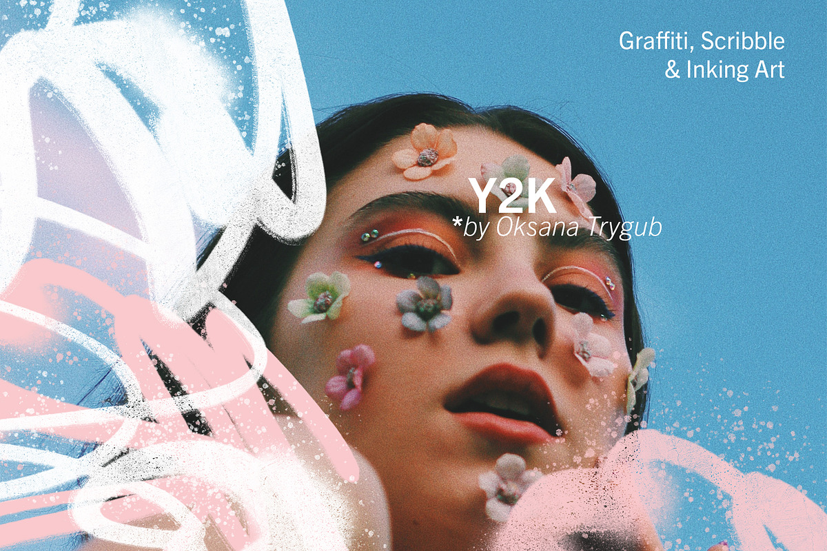 Y2K Graffiti, Scribble and Grunge Ink
