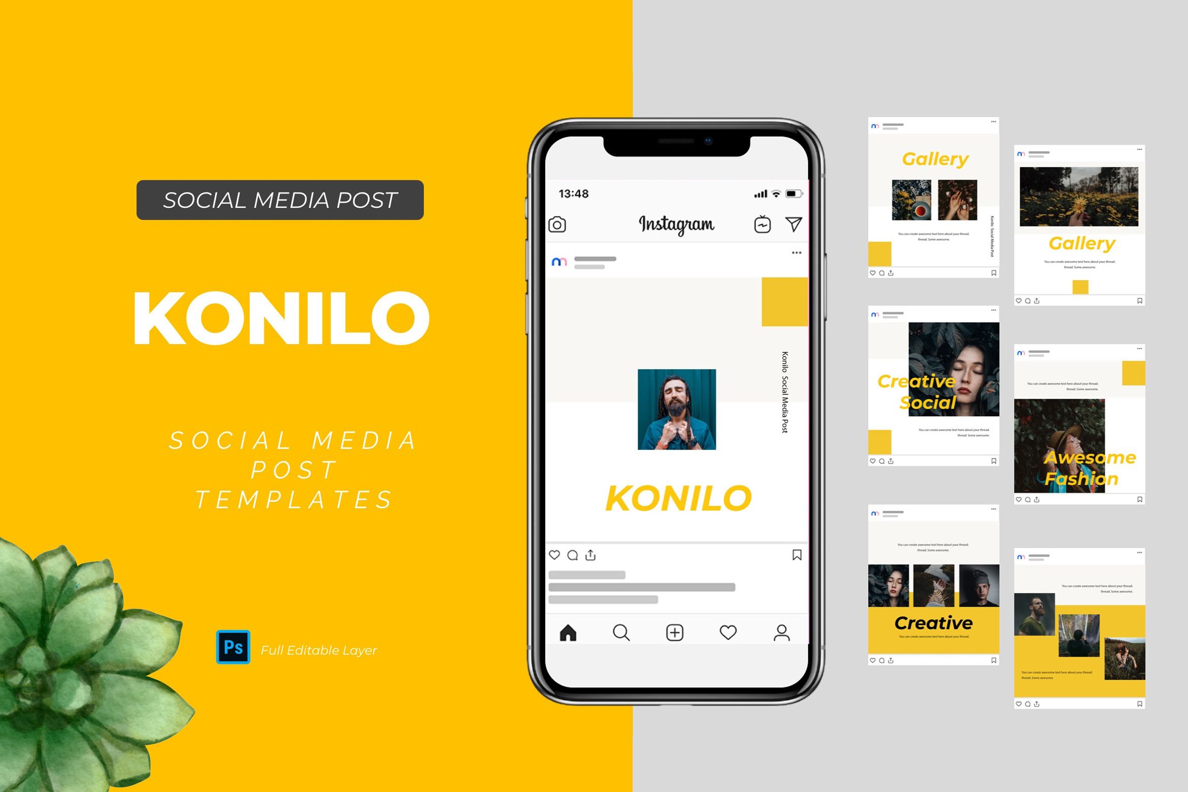 Konilo Social Media, a Social Media Template by AQR Studio
