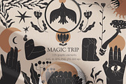 Magic Trip - vector illustrations