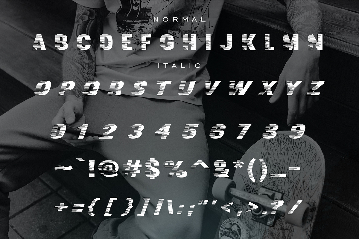Skateboard - Stylish Display Font | Creative Market