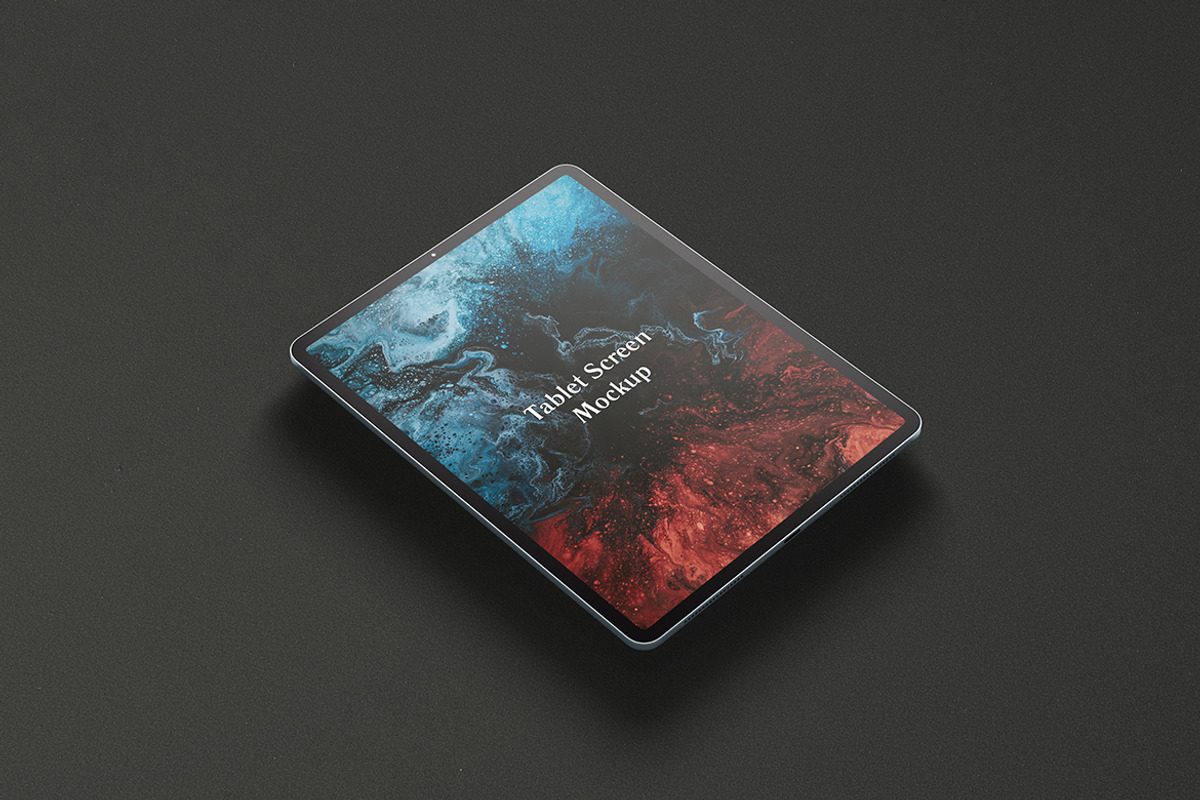 Portrait iPad Pro Screen Mockup, an iPad Mockup by professorinc