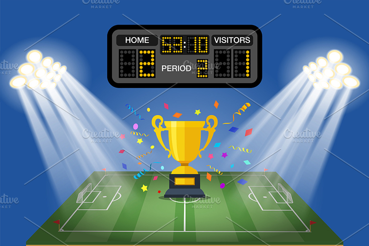 Soccer Themes and Icons, an Illustration by TAlex