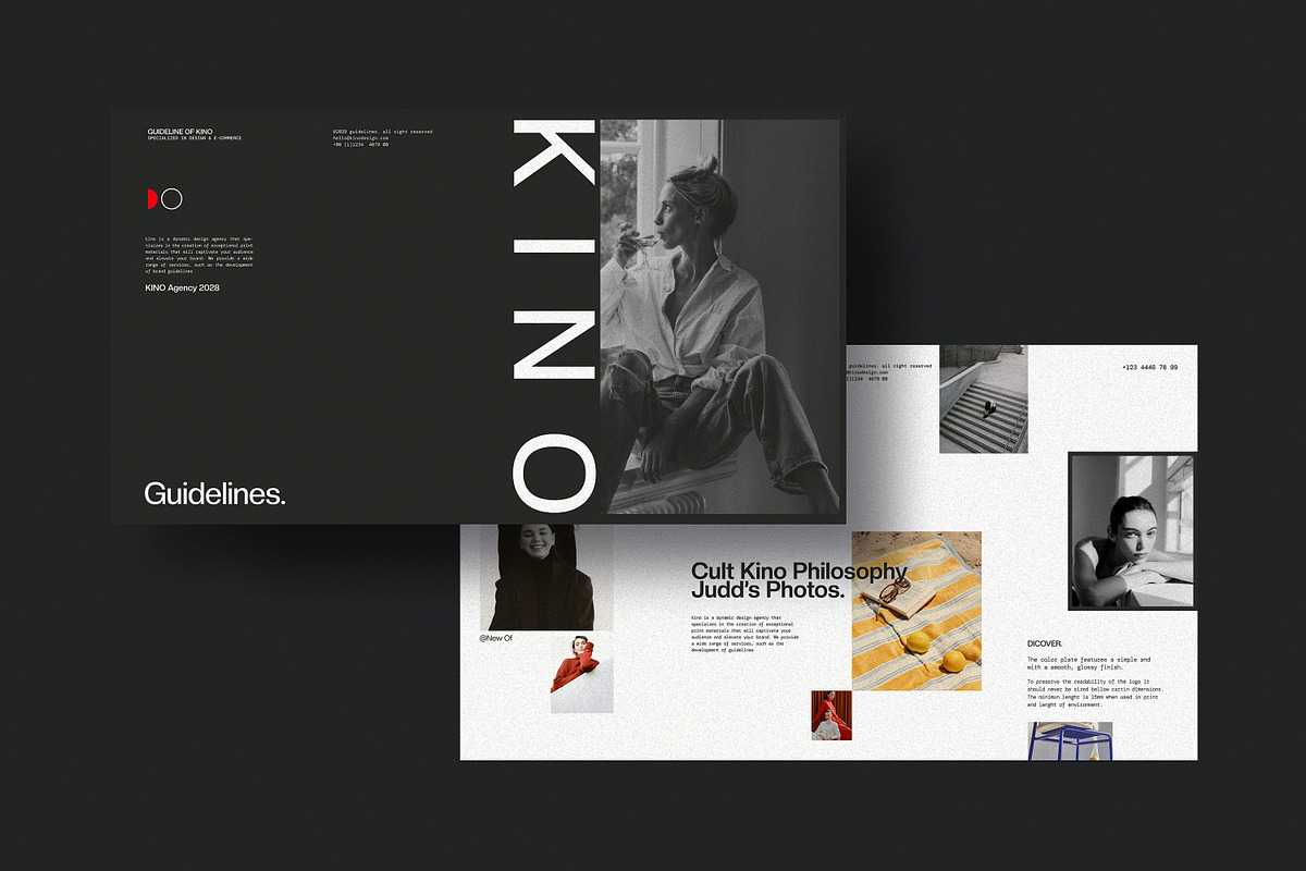 KINO | Brand Guidelines, a Branding & Logo Template by creathrivestudio
