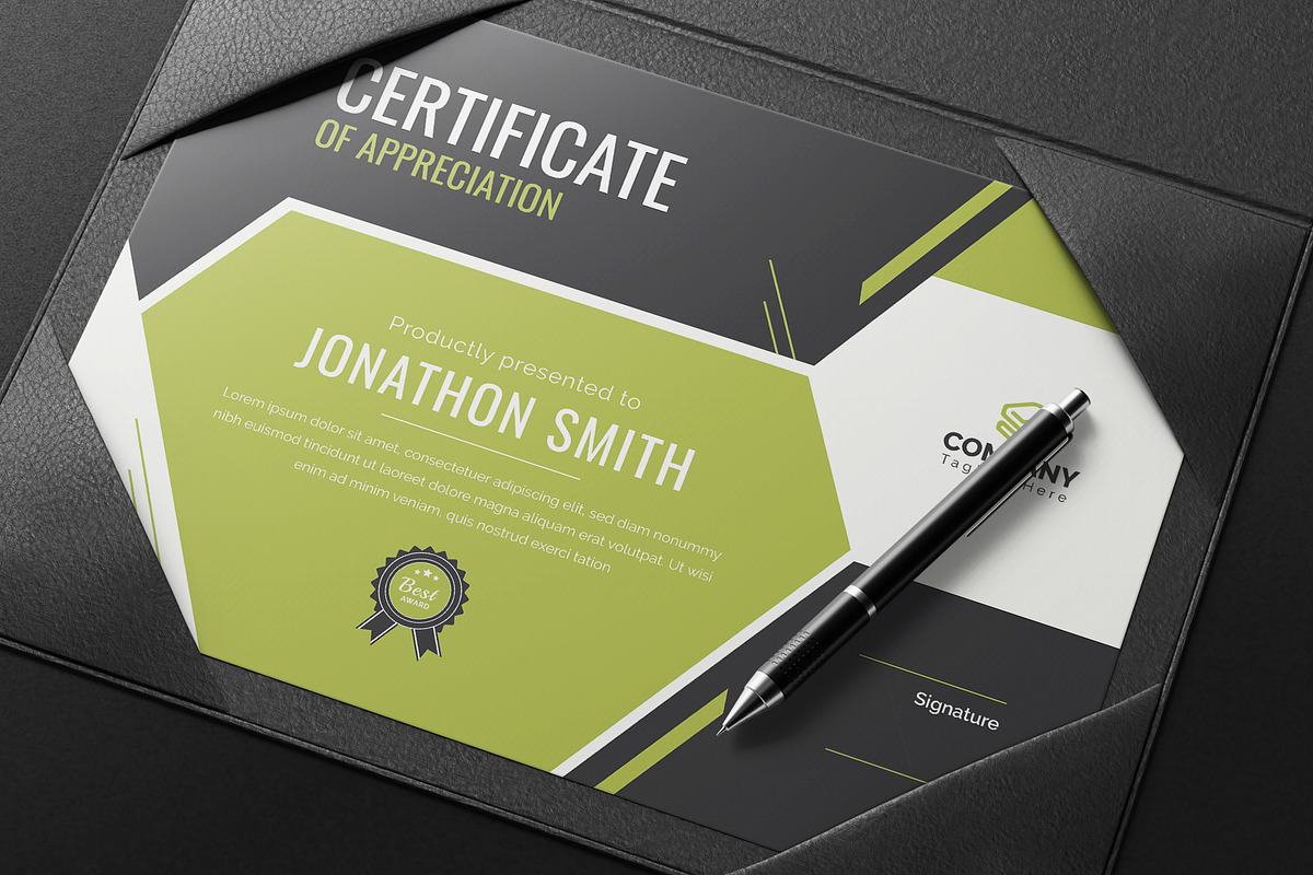 Certificate Template