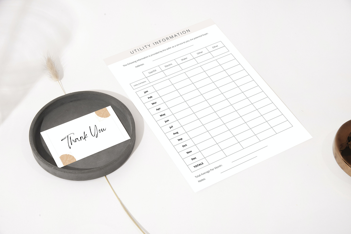 Utility Information Sheet