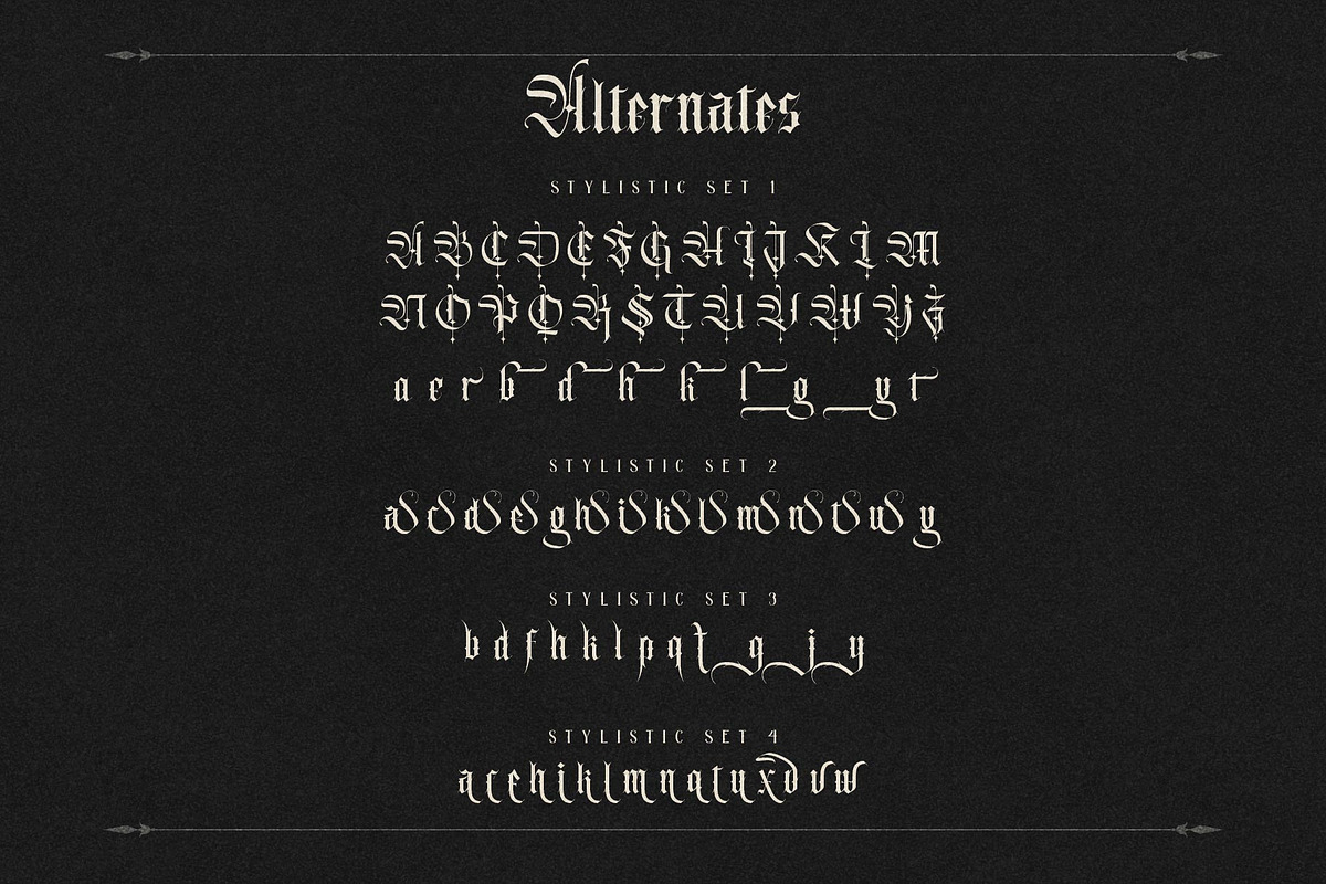 Belong Faith Typeface, a Blackletter Font by alit design