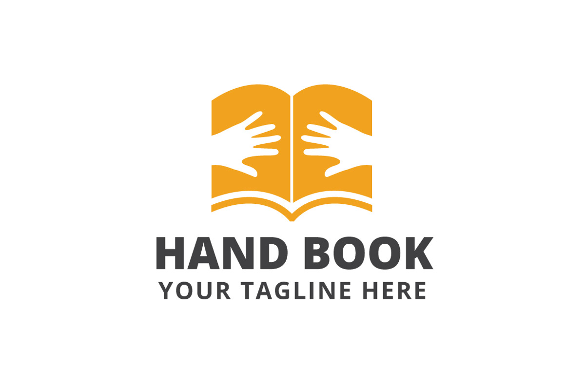 Hand Book Logo Template, a Branding & Logo Template by Logo20