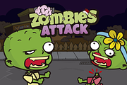 Zombies Attack Game GUI Set, an Illustration by DeLaGranSiete