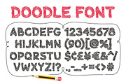 Cartoon Doodle Font, a Font by Voysla's Shop