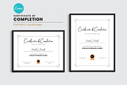 Editable Canva Certificate Template