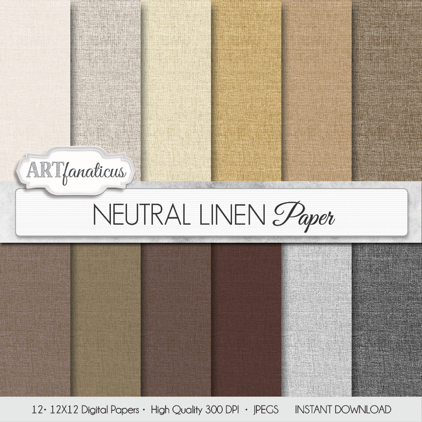 NEUTRAL LINEN, a Texture Graphic by Artfanaticus