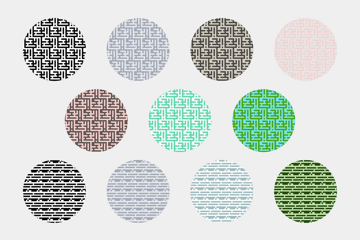 Simple Micro Geo Patterns, a Pattern Graphic by Hello Mart
