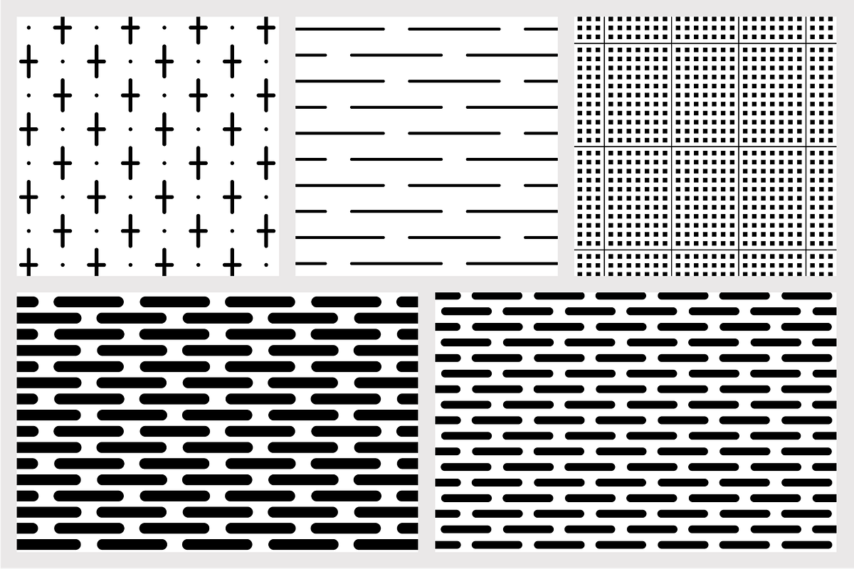 Minima III Patterns, a Pattern Graphic by Hello Mart