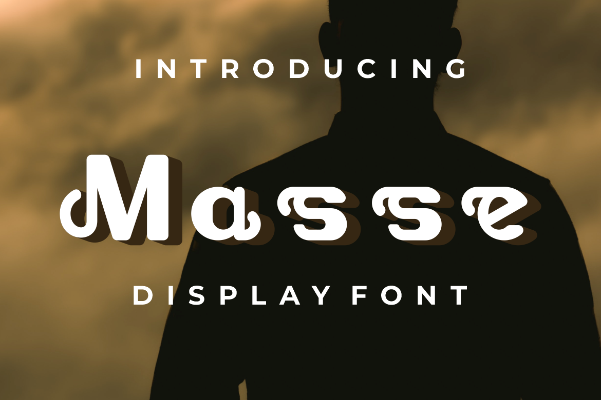 Masse Font, a Sans Serif Font by MaikoHatta | Creative Market
