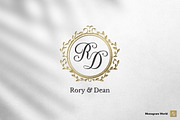 Wedding Monogram RD, a Branding & Logo Template by Monogram World
