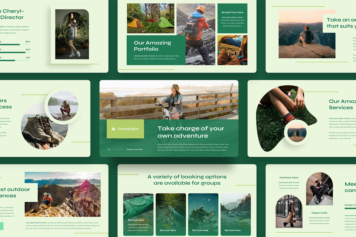 Outdoor Activities PowerPoint, a Presentation Template by YossyOneStd