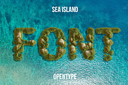 Sea Island Font, a Font by Handmadefont