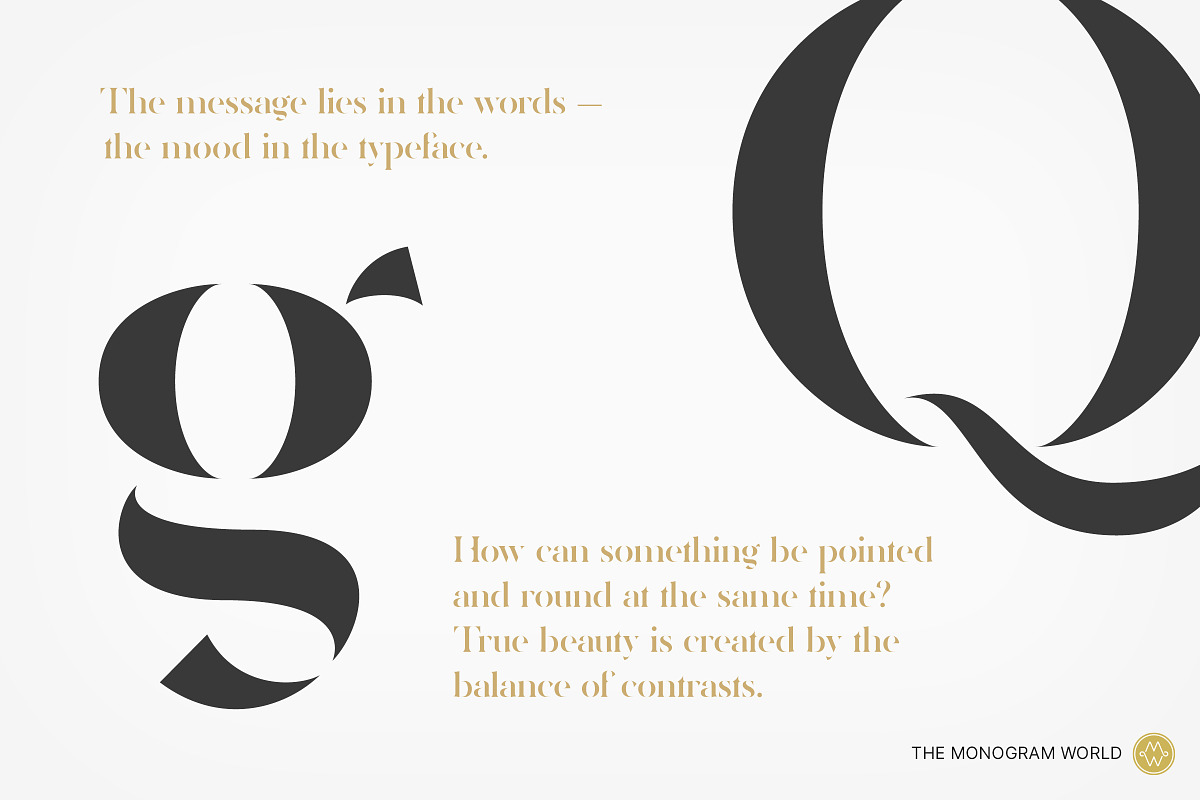 Zerifa – Serif Monogram Font
