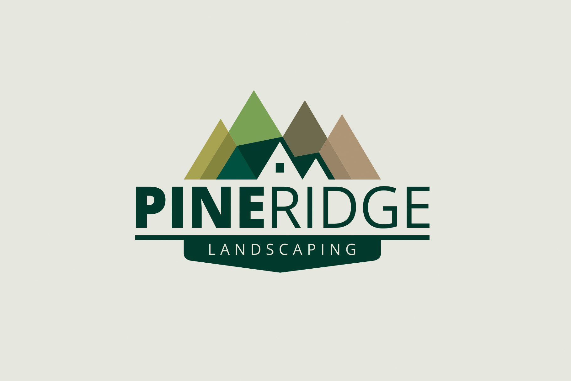 Pineridge Logo, a Branding & Logo Template by g design