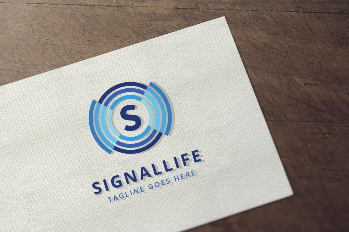 Signal Life Logo, a Branding & Logo Template by Design_Planet