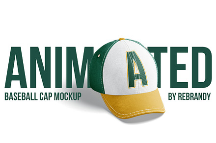 Sports cap logo mockup, a Hat Mockup by Creativeadi