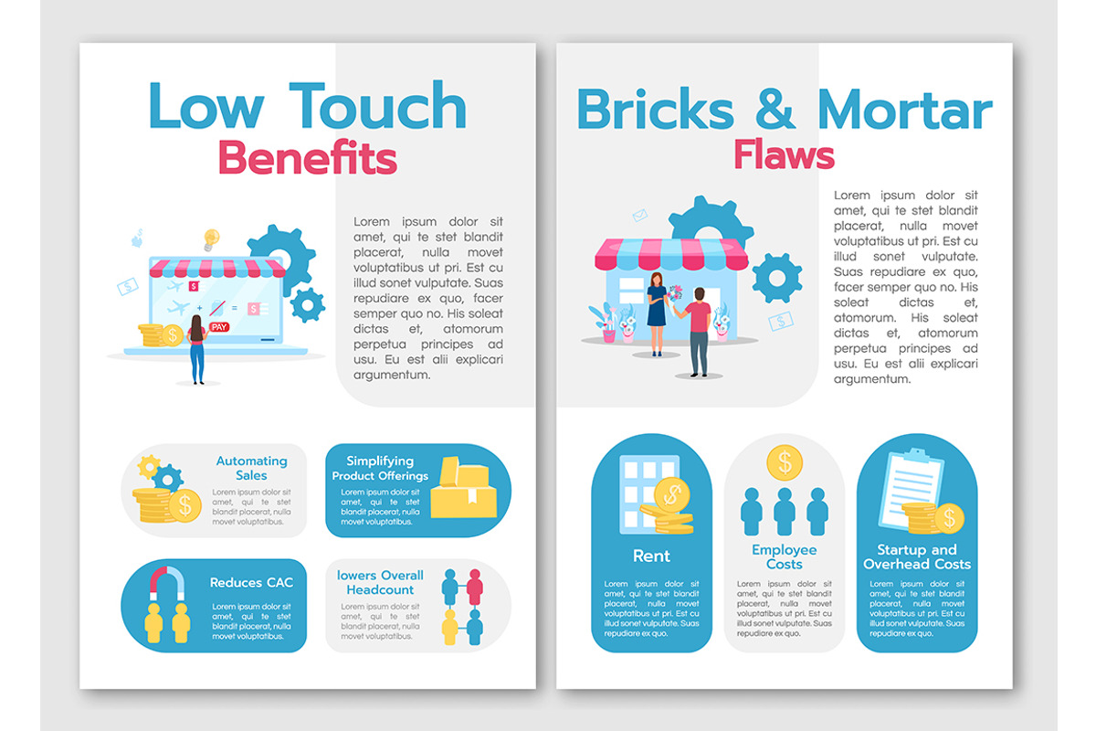 Business models brochure template, a Brochure Template by IMG visuals ...