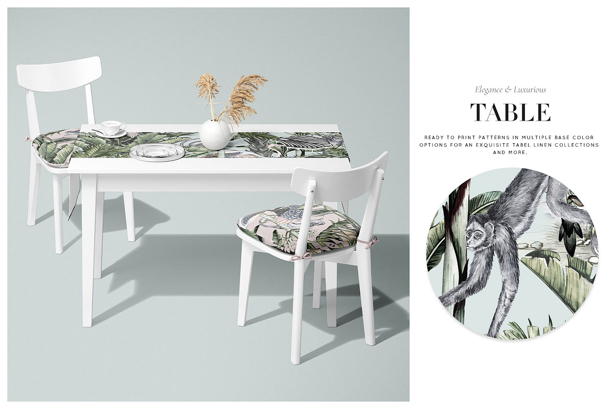 Resort Palms Print Patterns