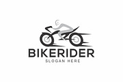 Bike Rider Logo, a Branding & Logo Template by MotionMount
