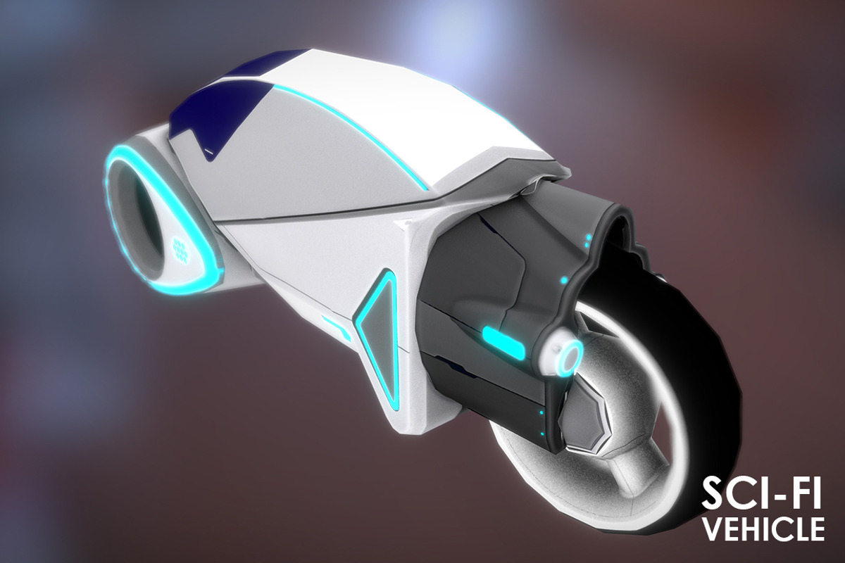 Sci-Fi Vehicle, a Cars & Vehicle 3D Model by Beatheart Creative Studio