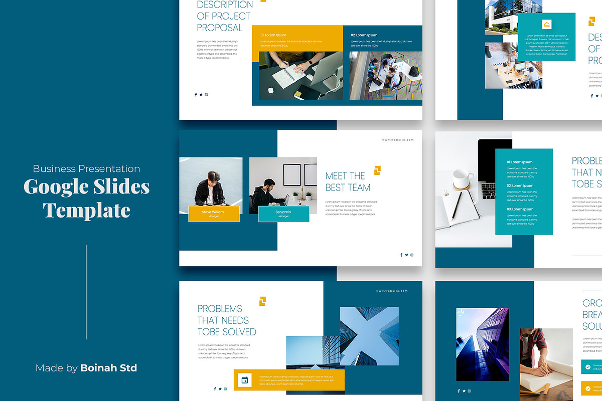 Project Proposal Gslides Template, a Presentation Template by Boinah ...