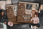 Witches Brew Halloween illustration, an Illustration by Nevermind