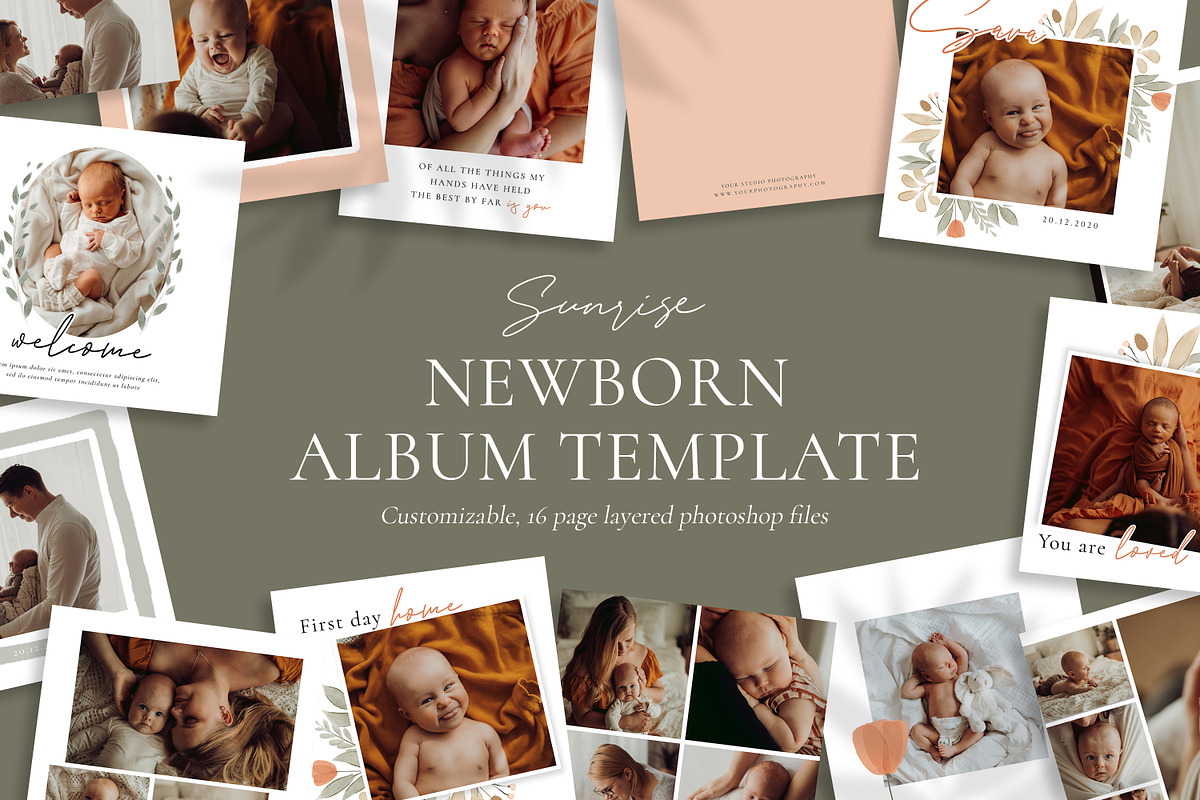 Baby Album Template, a Magazine Template by Salsal Design