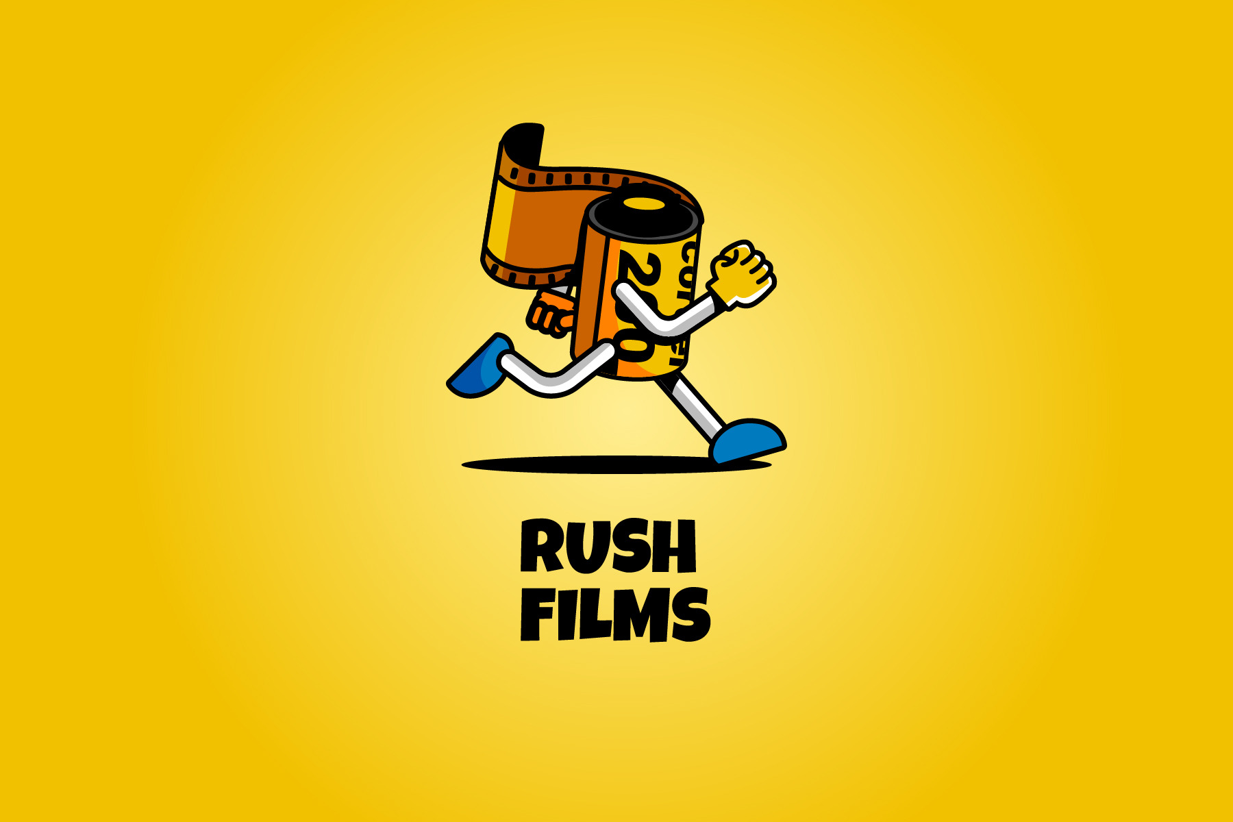rush films - Mascot & Esport Logo, a Branding & Logo Template by AQR Studio