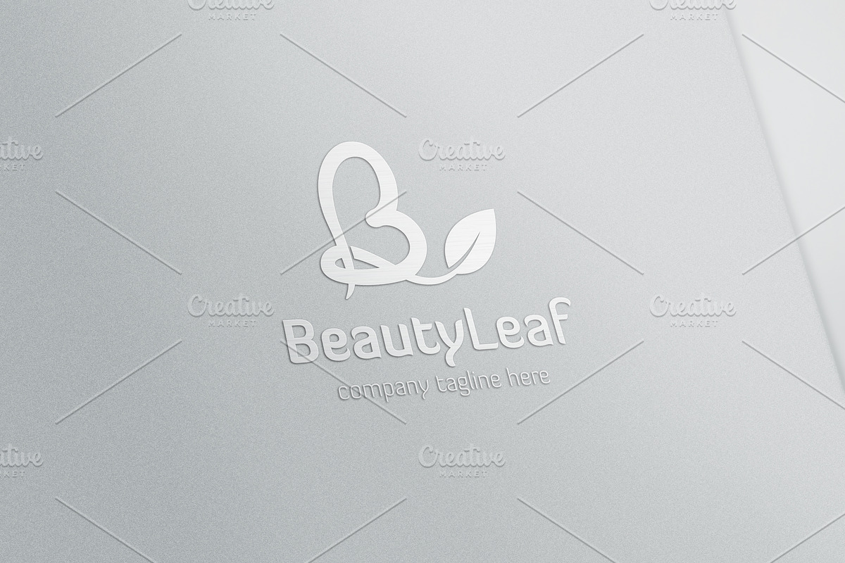 Beauty Leaf Letter B Logo, a Branding & Logo Template by XpertgraphicD