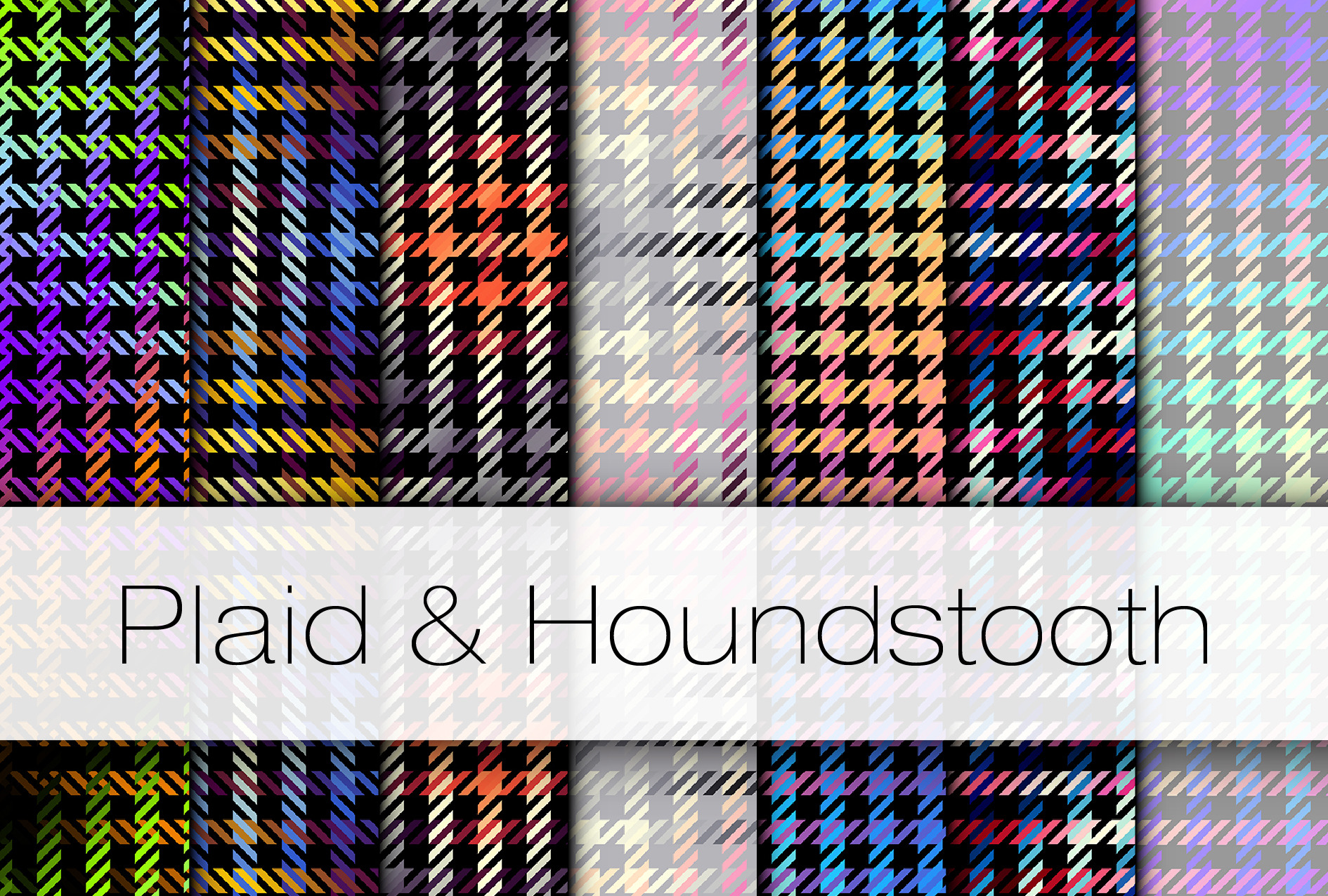 Classic plaid patterns