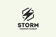 Storm Logo, a Branding & Logo Template by Metrolinevision