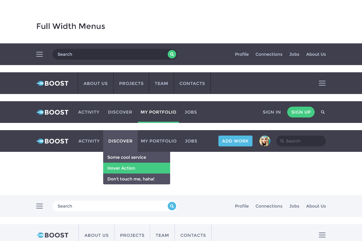 Boost UI Kit, an UI Kit Template by Craftwork