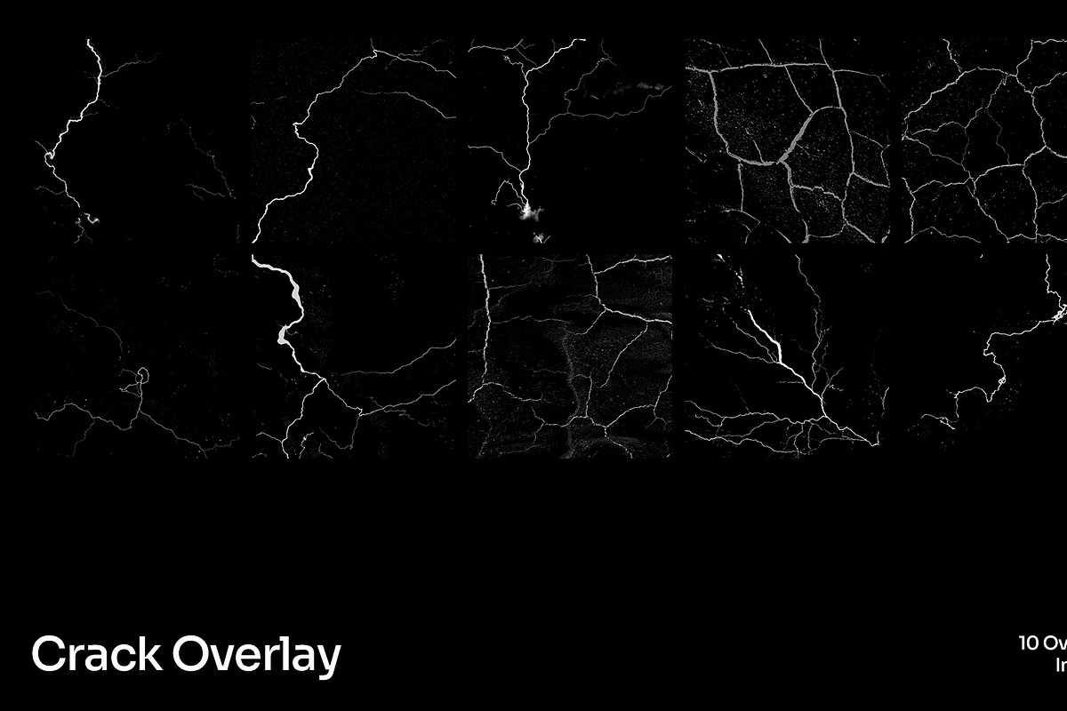 Crack Overlay, a Texture Graphic by Neermana