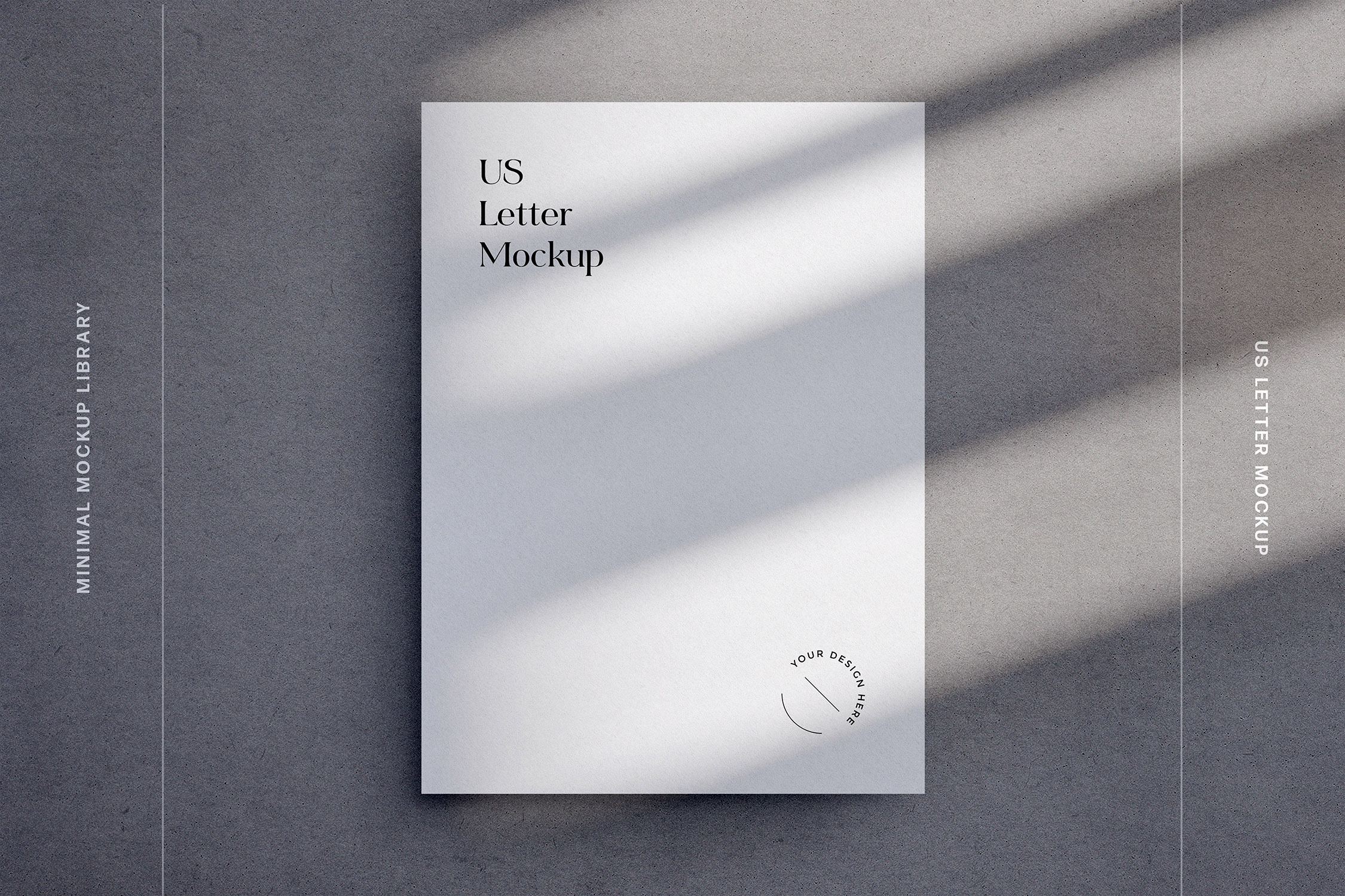 Minimal US Letter Mockup, a Product Mockup by Design Squad