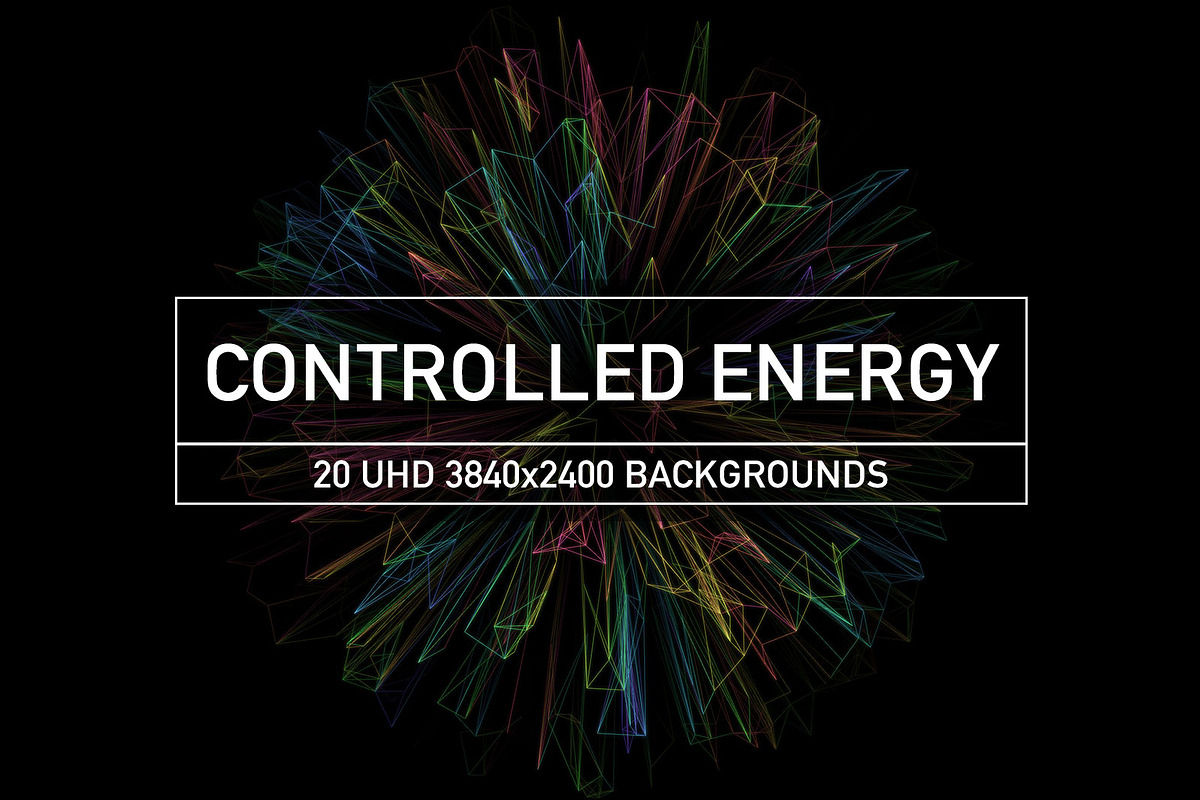 Controlled Energy Backgrounds Set, a Texture Graphic by Energy