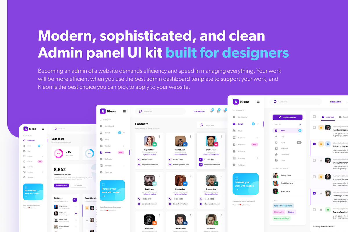 Kleon - Clean Admin Panel Dashboard