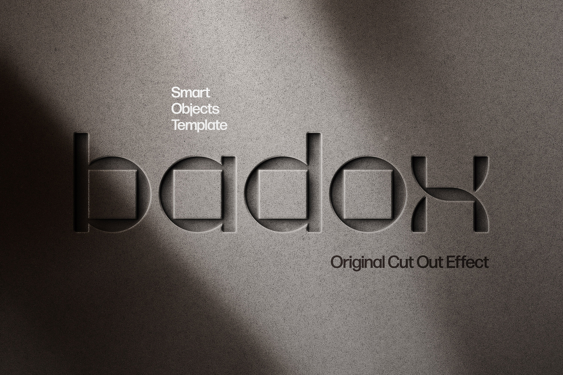 Debossed Concrete Logo Mockup, a Mockup by Design Squad