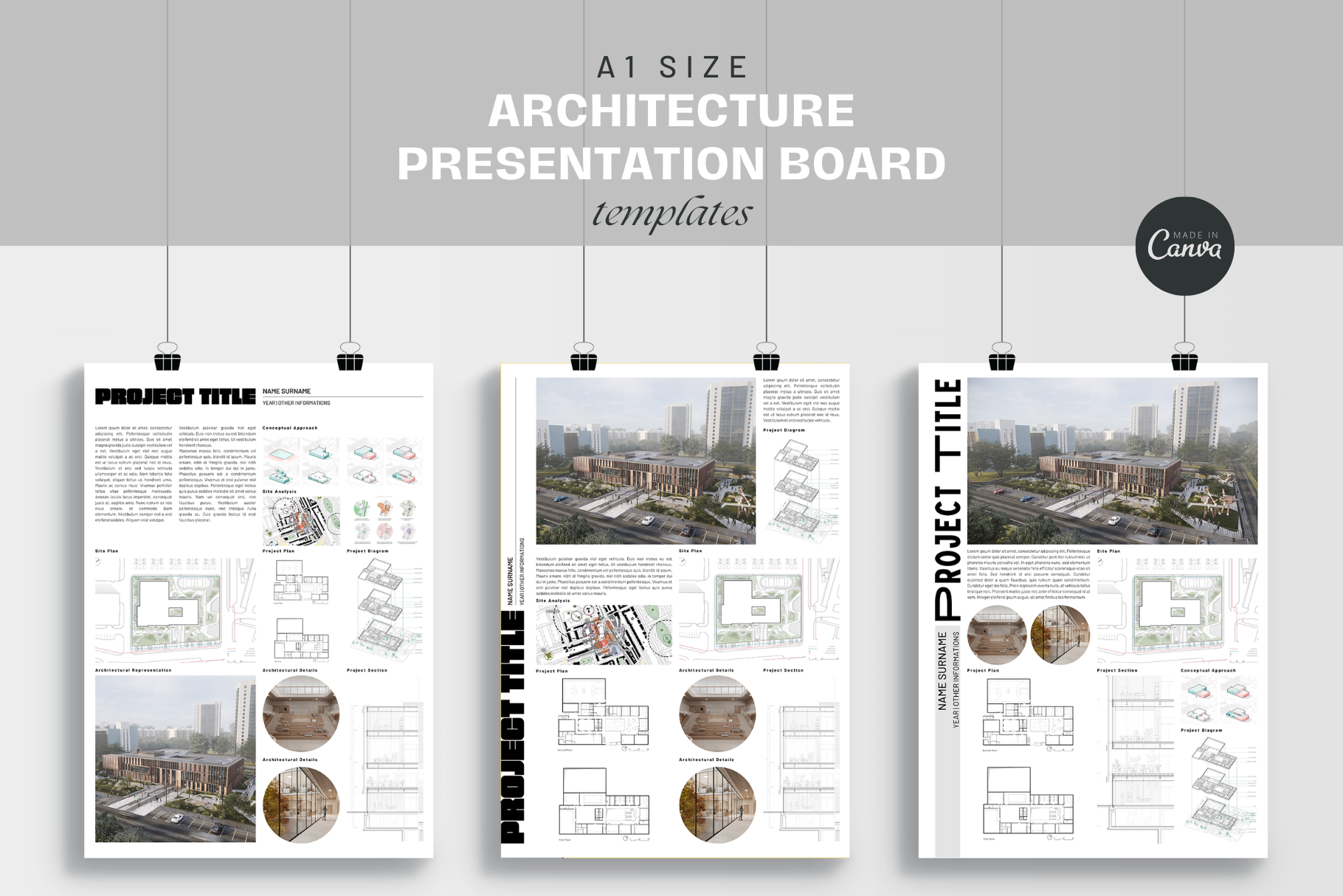Presentation Board Template, a Poster Template by yesitisprintable