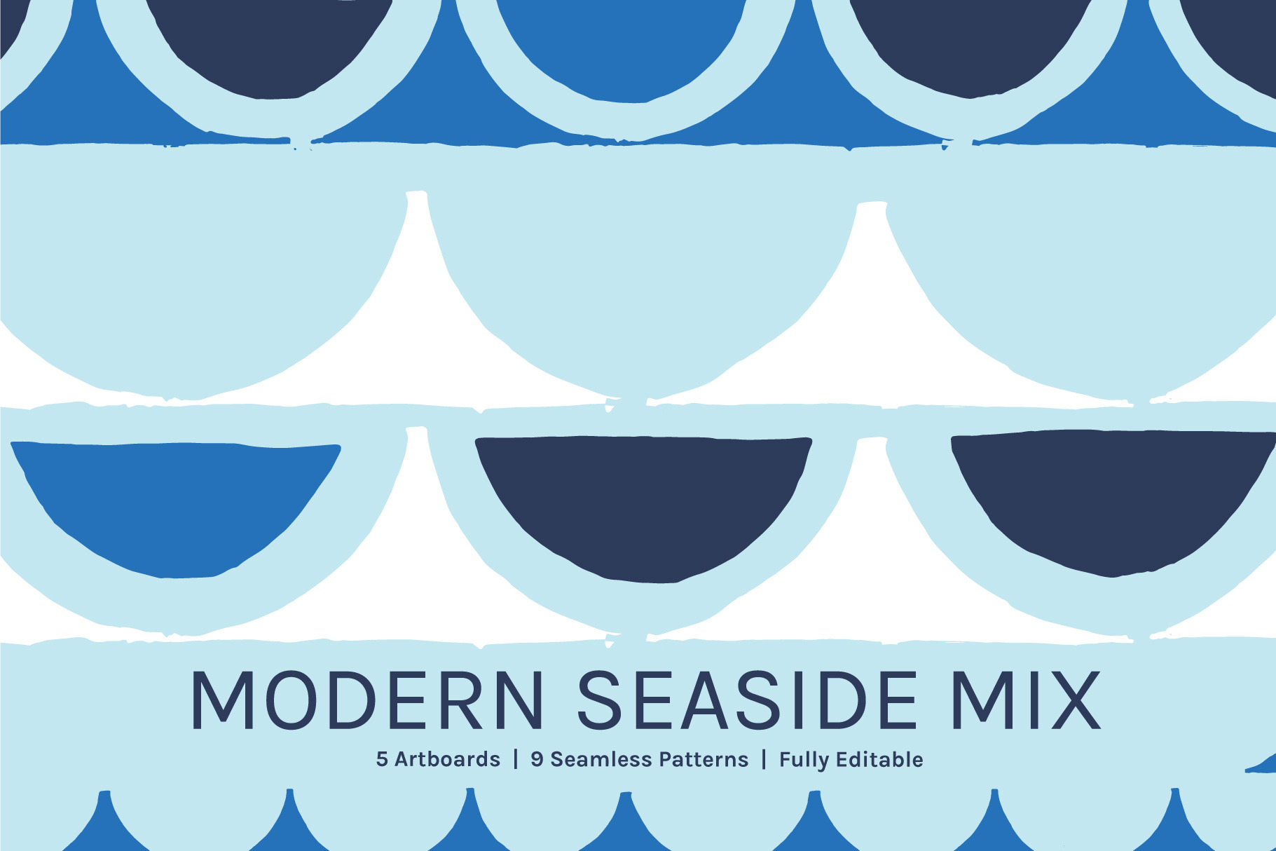 Modern Seaside | Designs + Patterns, a Pattern Graphic by The ...