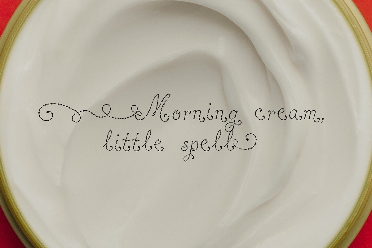 Fairy Slip: Tiny Dotted Display Font