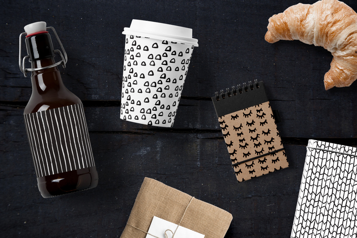 Bold Minimalist- Hand Drawn Patterns, a Pattern Graphic by Shelly Laslo ...