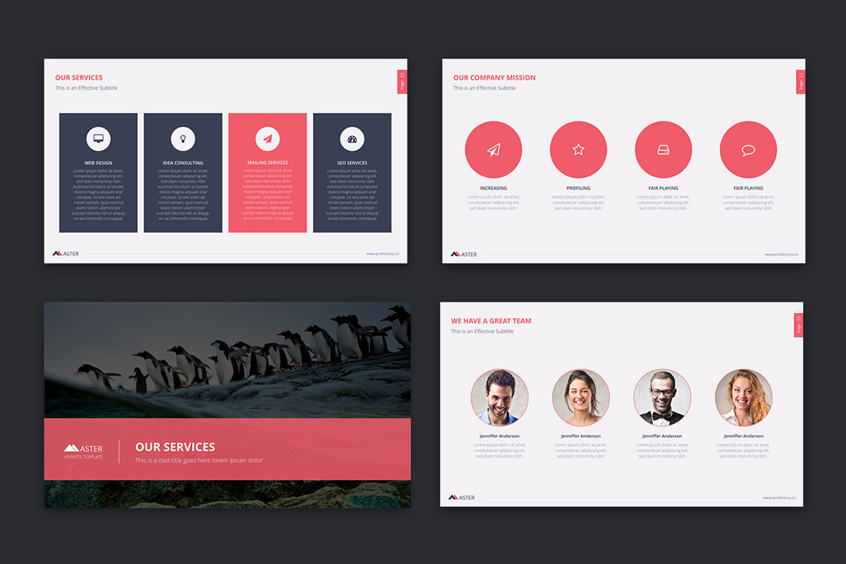 Master Powerpoint Template, a Presentation Template by PreFactory