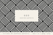 GEO | Seamless Patterns Set, a Pattern Graphic by Curly_Pat