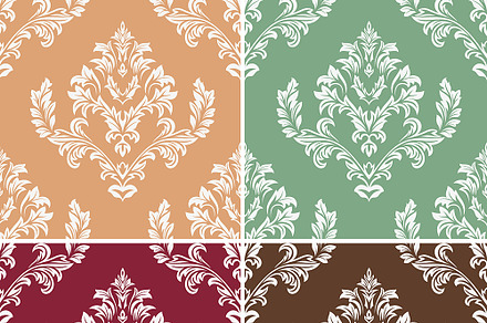 Damask Patterns | Decorative Illustrations ~ Creative Market